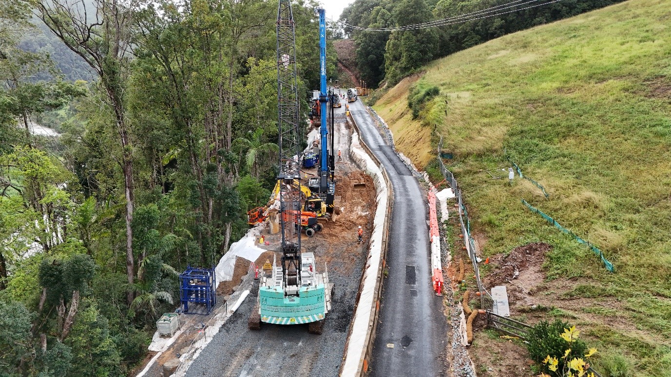 Restoration of Major Landslips - Tyalgum Road - SEE Group